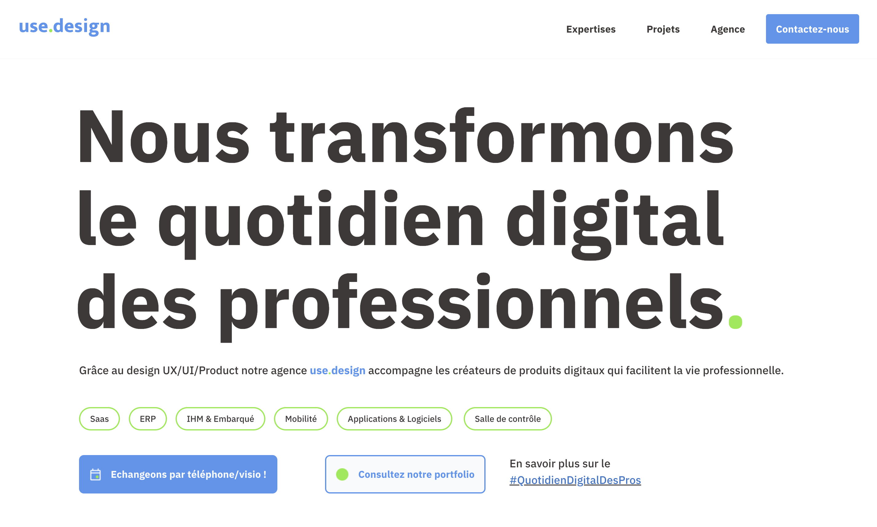 Use.design Agence Design Product UX UI à Paris